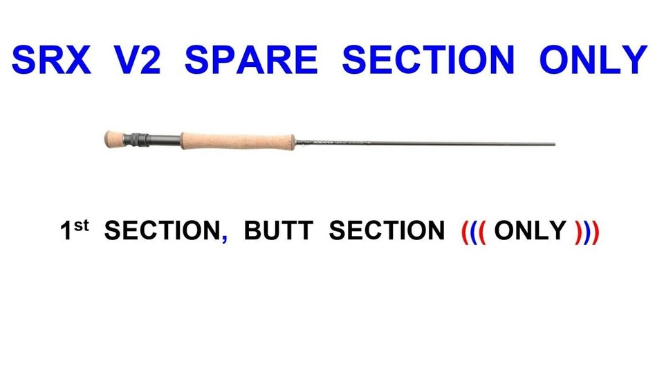 Fly Fishing Spare Sections Scierra SRX Fly Fishing Rod 10ft 7# & Comp ...
