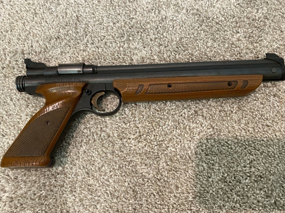 Vintage Crosman Pump Air Gun Model #1377 American Classic 1 shot ...