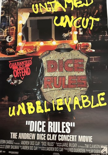 dice-rules-movie-poster-andrew-dice-clay-live-original-video-promo-1991