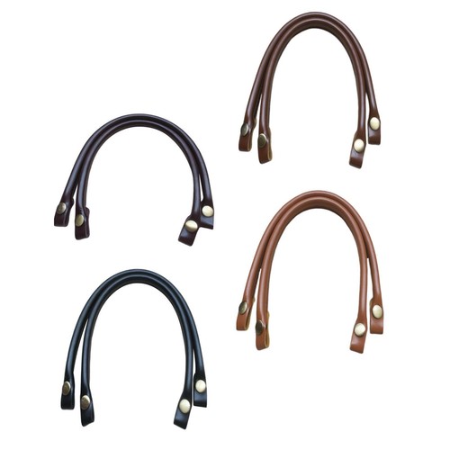 2Pcs PU Leather Bag Handles Purse Bag Straps Detachable for DIY ...