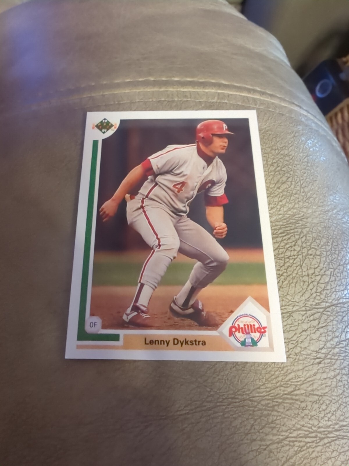 Lenny Dykstra 1991 Upper Deck #97 Base (Team Checklist) Price Guide ...