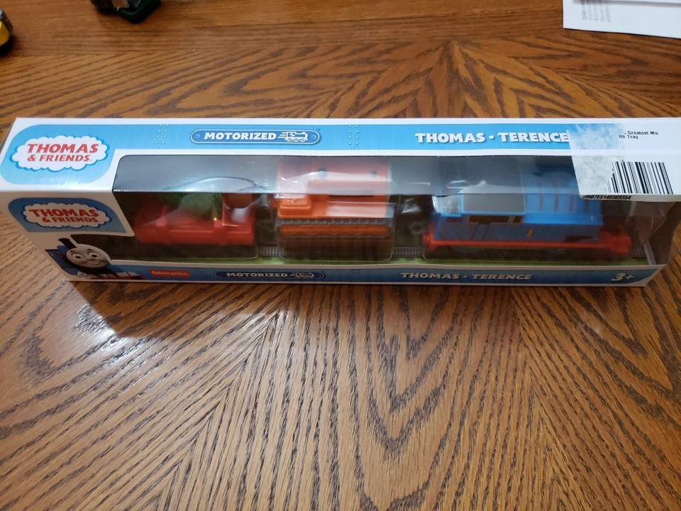 Thomas & Friends Trackmaster Thomas & Terence Motorized Engine w ...