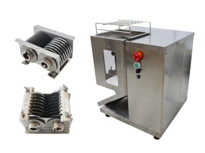 QSJ-T Commercial Meat Cutting Machine 10mm Shreded Meat Slicer ...