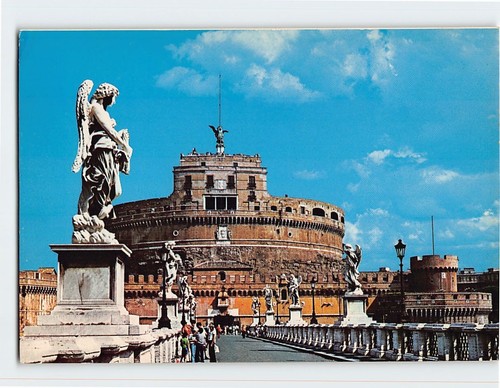 Postcard San Angelo Castle Rome Italy | eBay