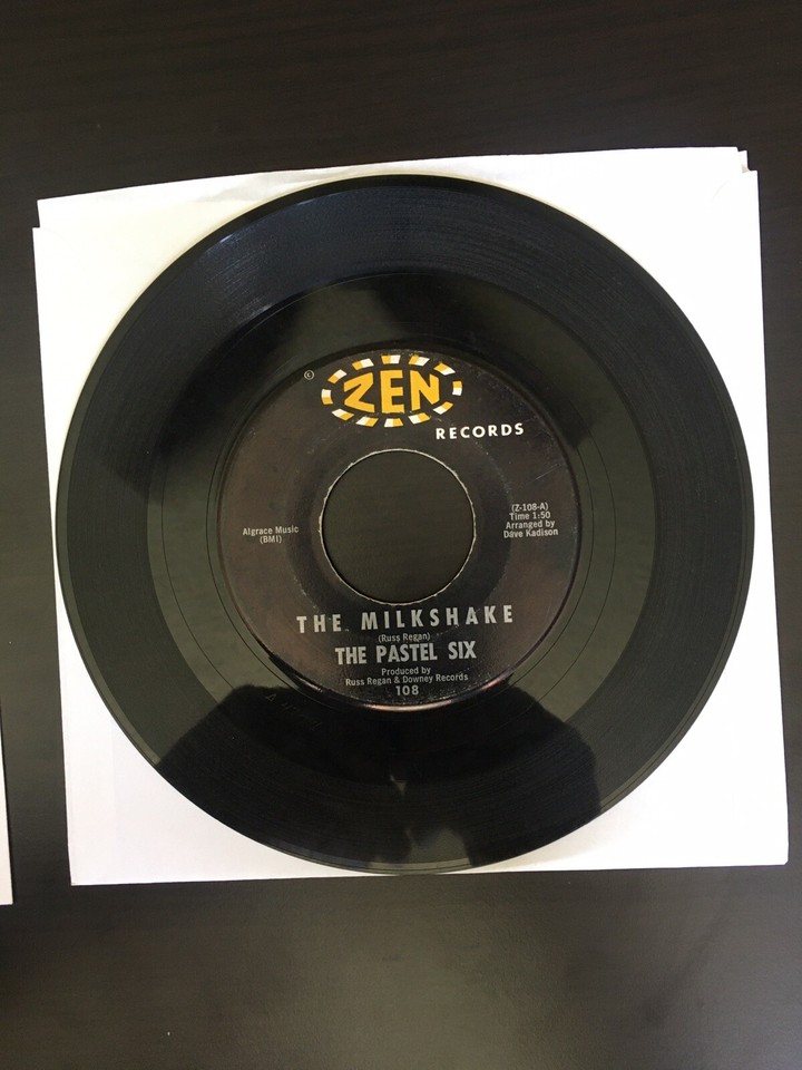 PASTEL SIX - CINNAMON CINDER (Z102) & THE MILKSHAKE (Z108) ZEN RECORDS ...