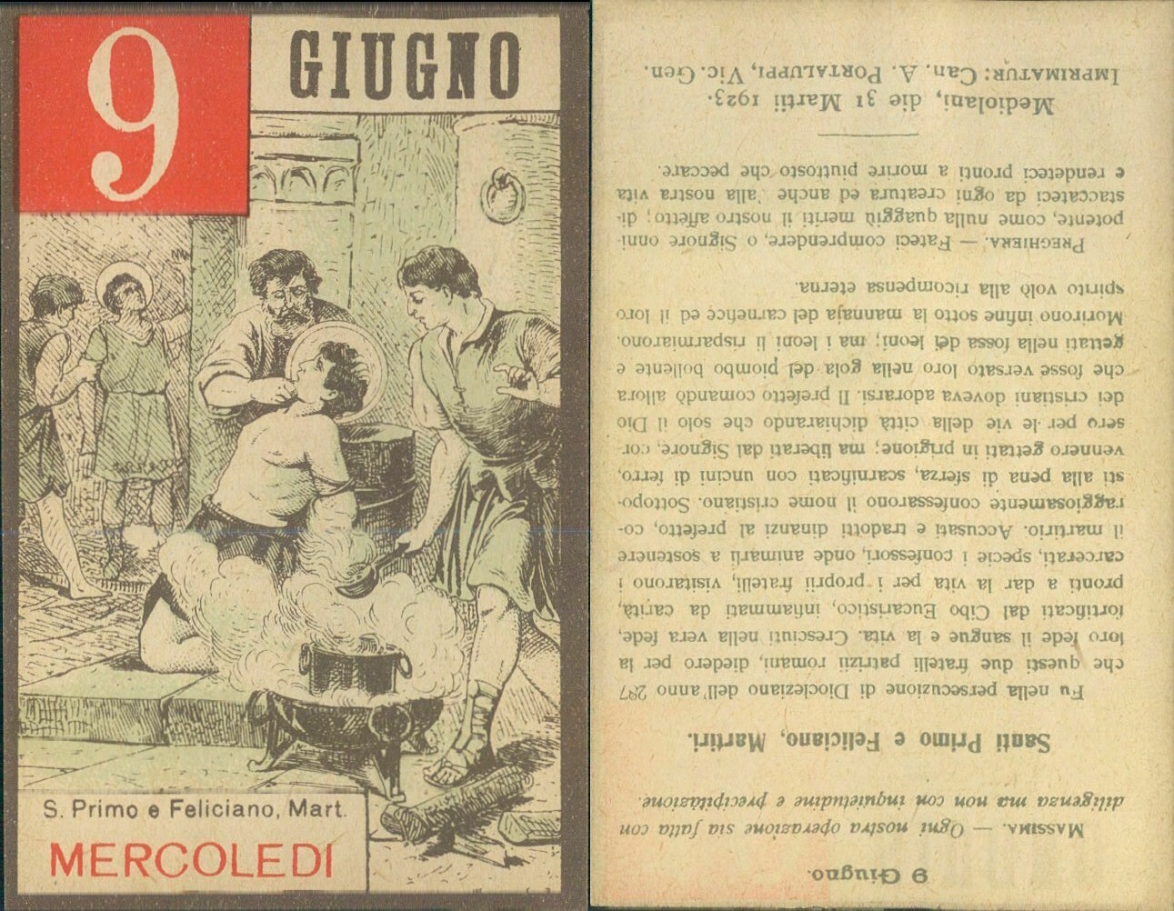 San Primo E Feliciano M. - Absolute R@Rit@' Santino Of Wednesday 9 June ...