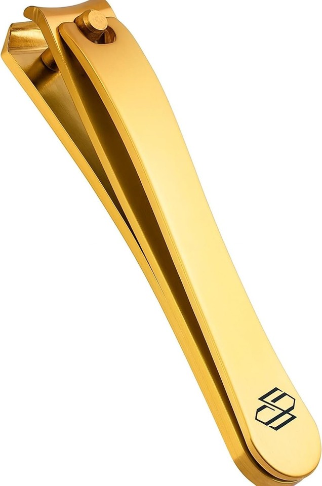 Premium Gold-Plated Nail Clipper , Stainless Steel, Professional ...