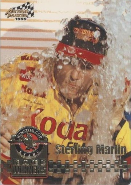 1995 Action Packed Stars - Race Winners #50 Sterling Marlin for sale ...