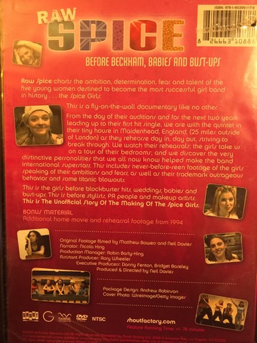 The Spice Girls - Raw Spice: The Unofficial Story Of The Making Of The ...