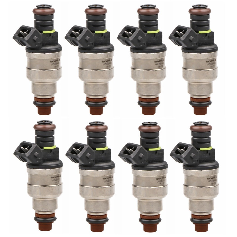 8PCS 42LB Fuel Injectors For GM LT1 LS1 LS6 Mustang SOHC DOHC V8 440cc ...