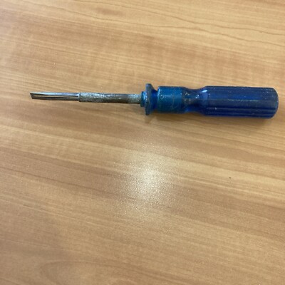 Vintage Quick Wedge 7-3/4" long screw holding flat blade screwdriver ...