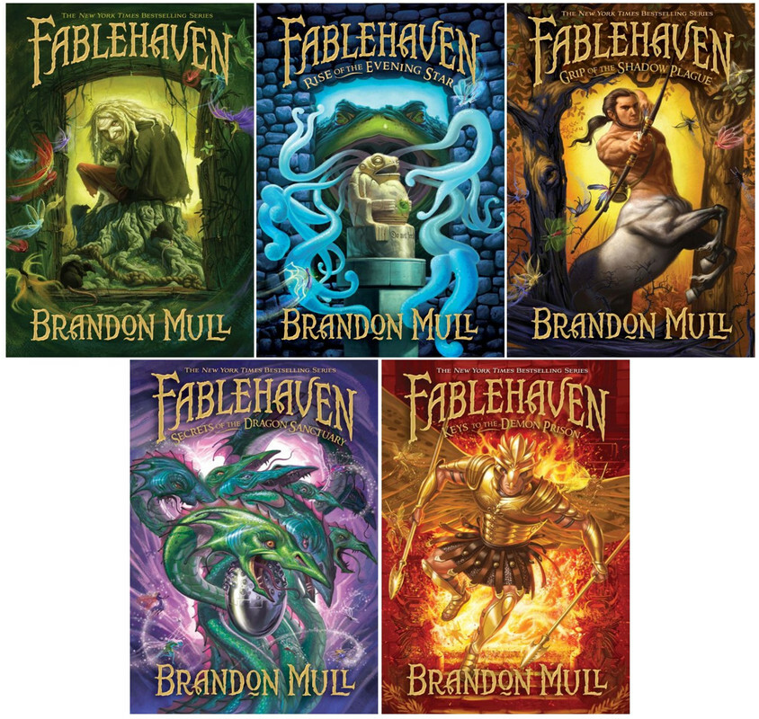 FABLEHAVEN Childrens Series by Brandon Mull HARDCOVER Set of Books 1-5 ...