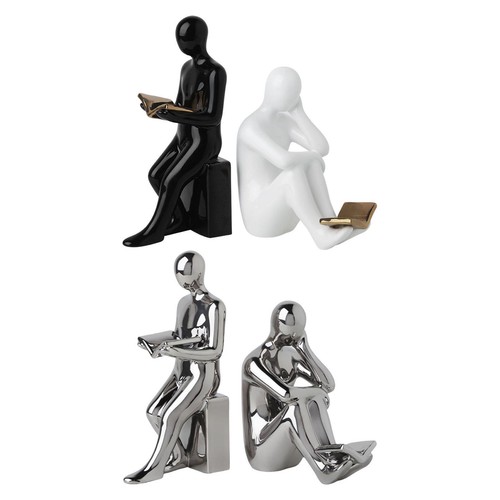 Ceramic Human Statues Collectible Sculpture Abstract Figurines ...