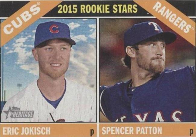 2015 Topps Heritage - Rookie Stars Spencer Patton, Eric Jokisch #233 ...