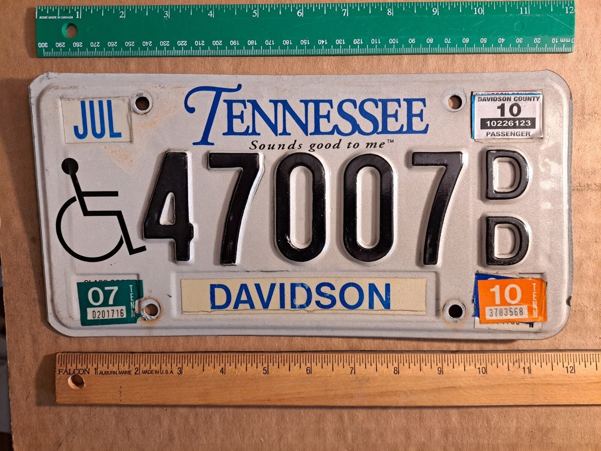 Tennessee License Plates