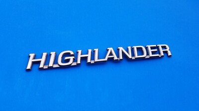 01 02 03 04 05 06 07 TOYOTA HIGHLANDER REAR LID EMBLEM LOGO BADGE ...
