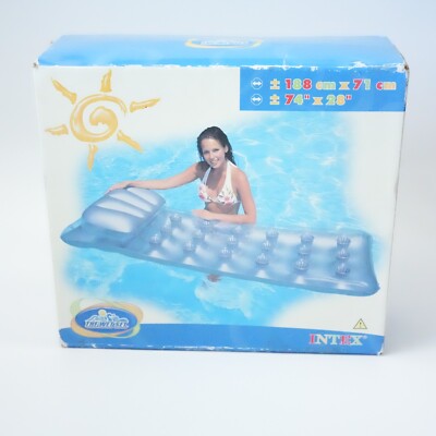 Suntanner Pool Beach Float 18 Pocket 74x28 Easy Tan Raft reflection ...