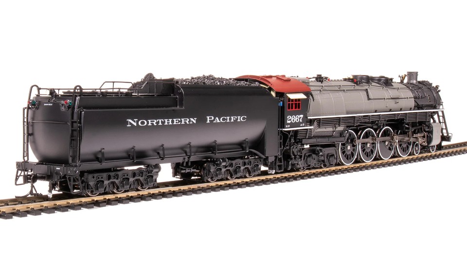 BLI 6962 HO Scale 4-8-4 A-3 Steam Loco Northern Pacific 2667 Hybrid ...