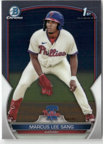 2023 Bowman Chrome Prospects 1st Baseball Card Marcus Lee Sang ...