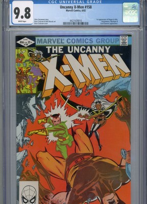 UNCANNY X-MEN #158 MT 9.8 CGC WHITE PAGES 1ST ROGUE IN TITLE RARE ERROR ...