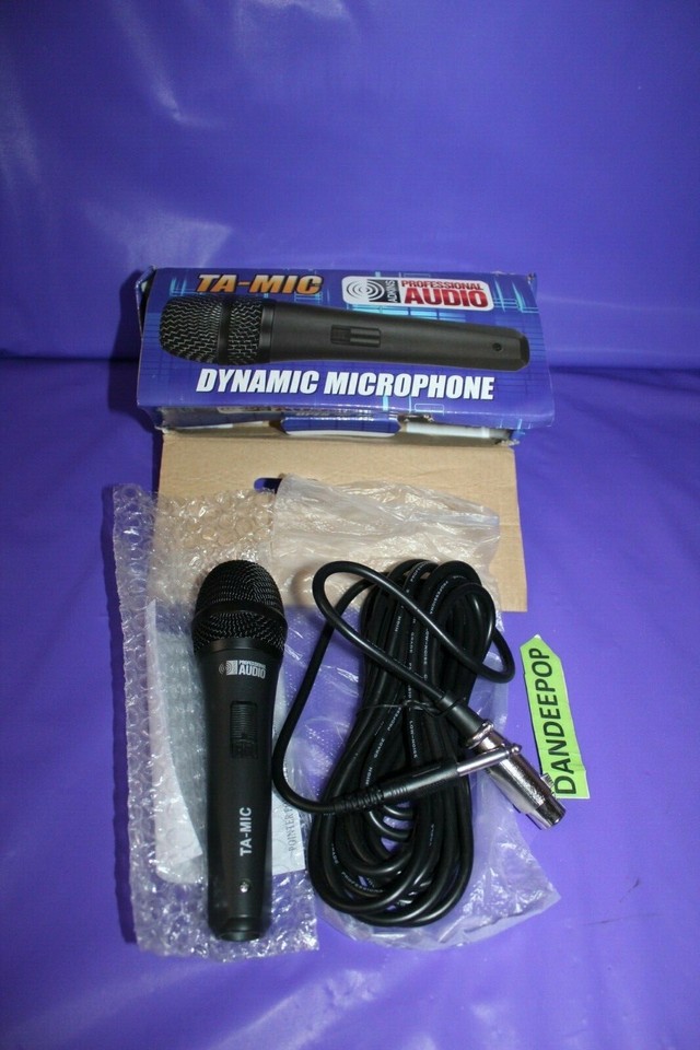 Adkins Professional Audio TA-Mic Dynamic Microphone With Cable Music DJ ...