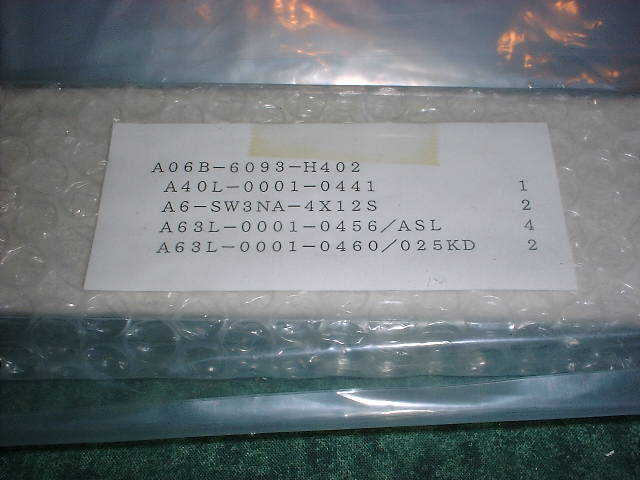 FANUC Discharge Unit A06B-6093-H402 - A40L-0001-0441 - A6-SW3NA-4X12S ...