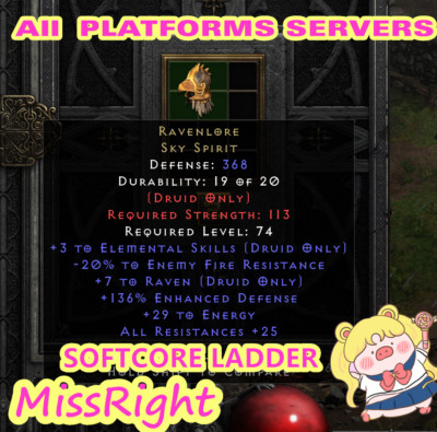 Ravenlore🌺Diablo 2 D2R Softcore LADDER🌺PC-SWITC-PS-XBOX | eBay Australia