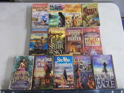 13 PREHISTORIC NOVELS # PB ROMANCE HARRISON SHULER ALLAN LEAKEY SISTER ...