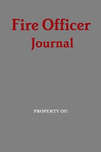 Fire Officer Journal by Ty Wheeler (English) Paperback Book ...