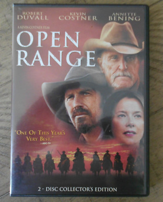 OPEN RANGE DVD 2003 Two-Disc Special Ed. Kevin Costner SLIPCOVER | eBay