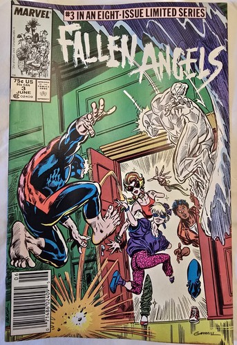 Fallen Angels #3, Newsstand Variant (Marvel 1987) 7.0 FN/VF, *We Combo ...