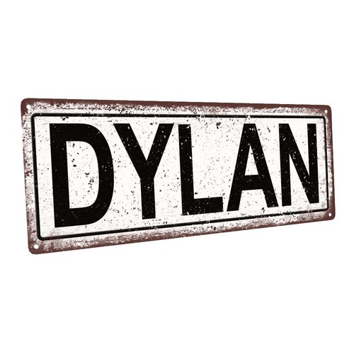 Dylan Metal Sign; Wall Decor for Kids Room or Nursery | eBay