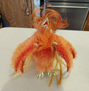 FOLKMANIS PHOENIX PLUSH FULL BODY HAND PUPPET RARE RETIRED HTF New Tag ...