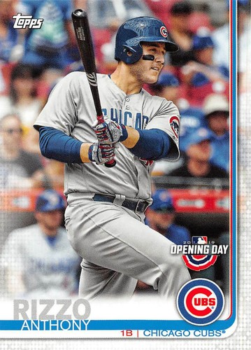2019 Topps Opening Day #86 Anthony Rizzo Chicago Cubs | eBay