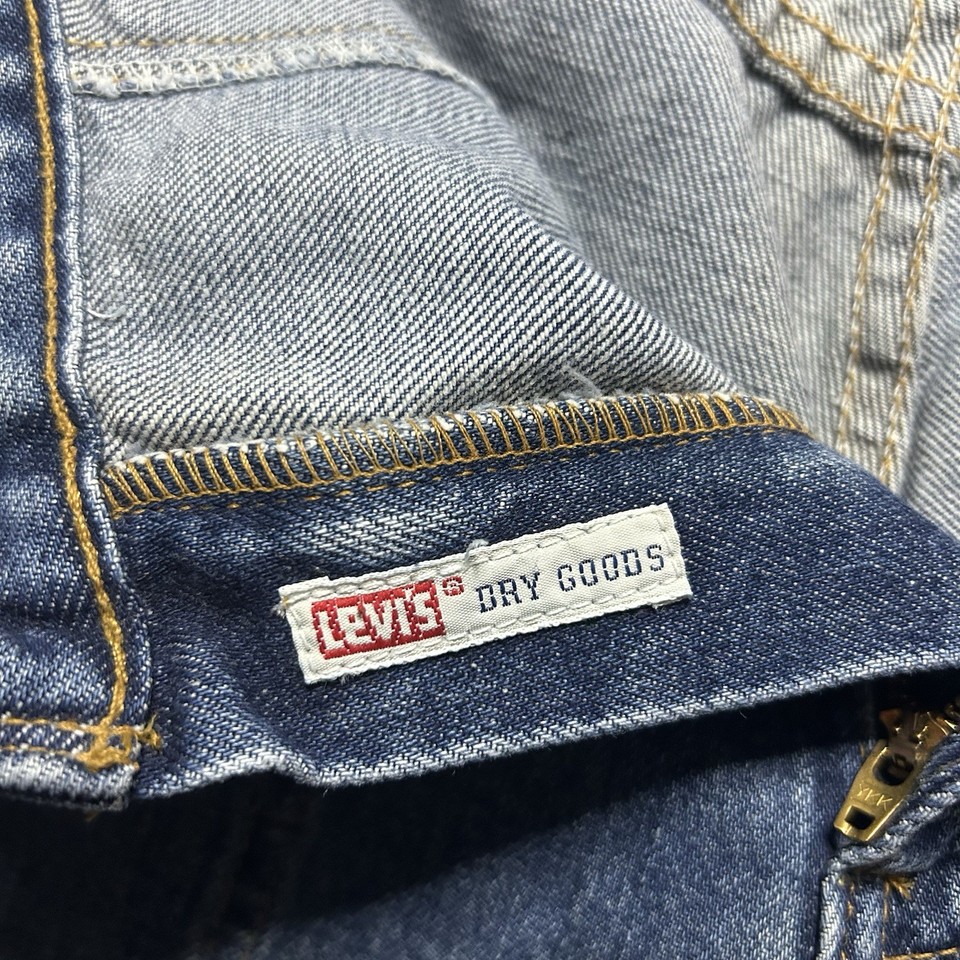 Vintage 90s Levi’s Dry Goods Baggy Carpenter Jeans Blue Denim 33x32 Y2K ...