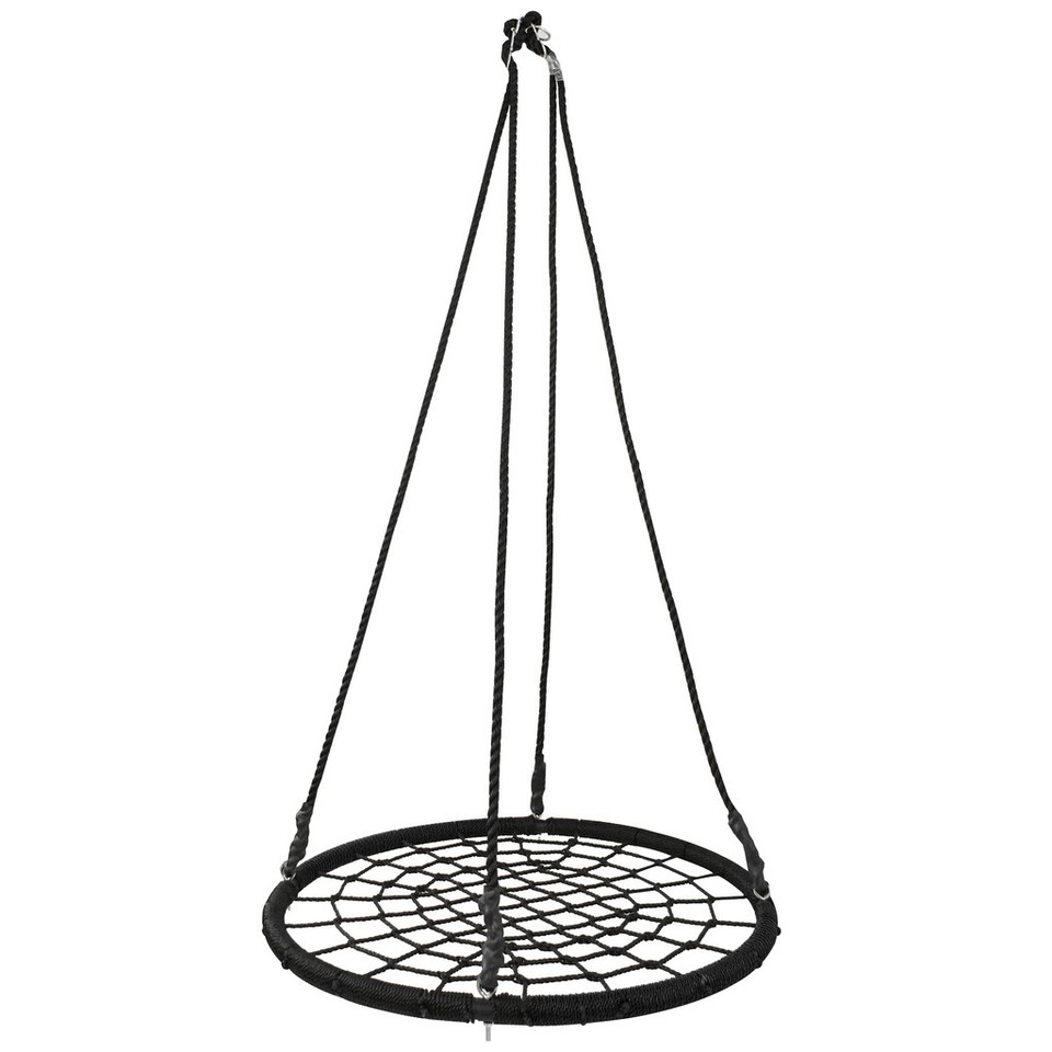 40" Wide Tree Net Swing Outdoor Spider Web Swing Children's Net Swing ...