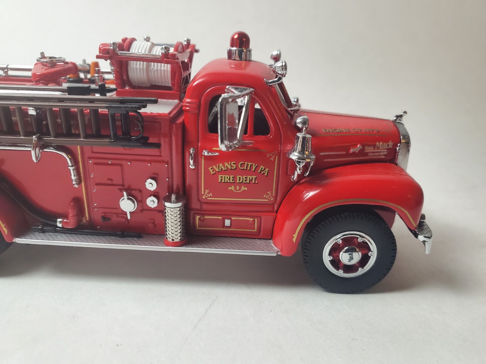 Matchbox 1956 Mack B-95 Pumper Fire Truck Engine Evans City, PA F.D ...