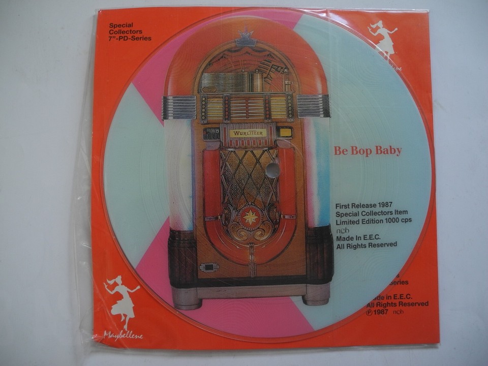 RICKY NELSON Stood Up / Be Bop Baby 45 7" PICTURE DISC single 1987 ...