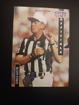 1991 Pro Set #356 Gerald Austin NFL OFFICIALS | eBay