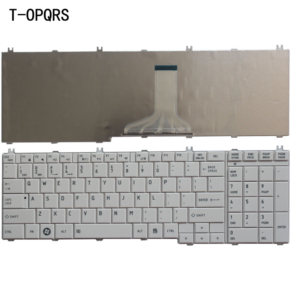 NEW US Keyboard FOR TOSHIBA Satellite C650 C655 C660 L650 L655 L670 ...