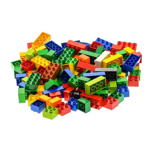 130 Pieces LEGO DUPLO Building Bricks Approx 1Kg 30Pcs 2X4 Mixed 100Pcs ...