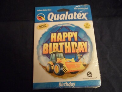 Fun Novelty Foil Balloons Dozer Happy Birthday 18in School Home Party ...