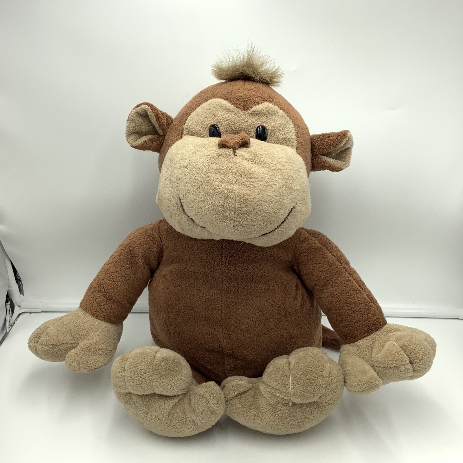 Animal Adventure Brown Monkey Plush Stuffed Animal 2008 18" Soft Toy | eBay