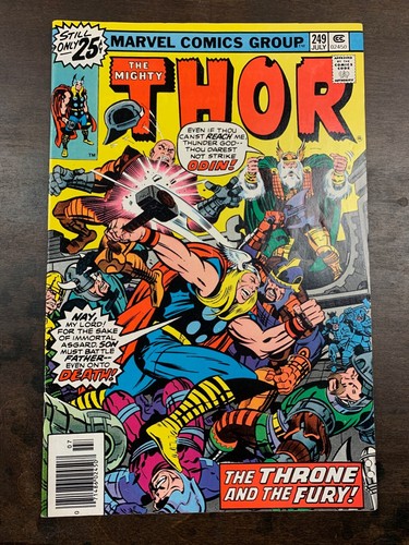 THE MIGHTY THOR #249 FN/VF MARVEL COMIC (1976) | eBay