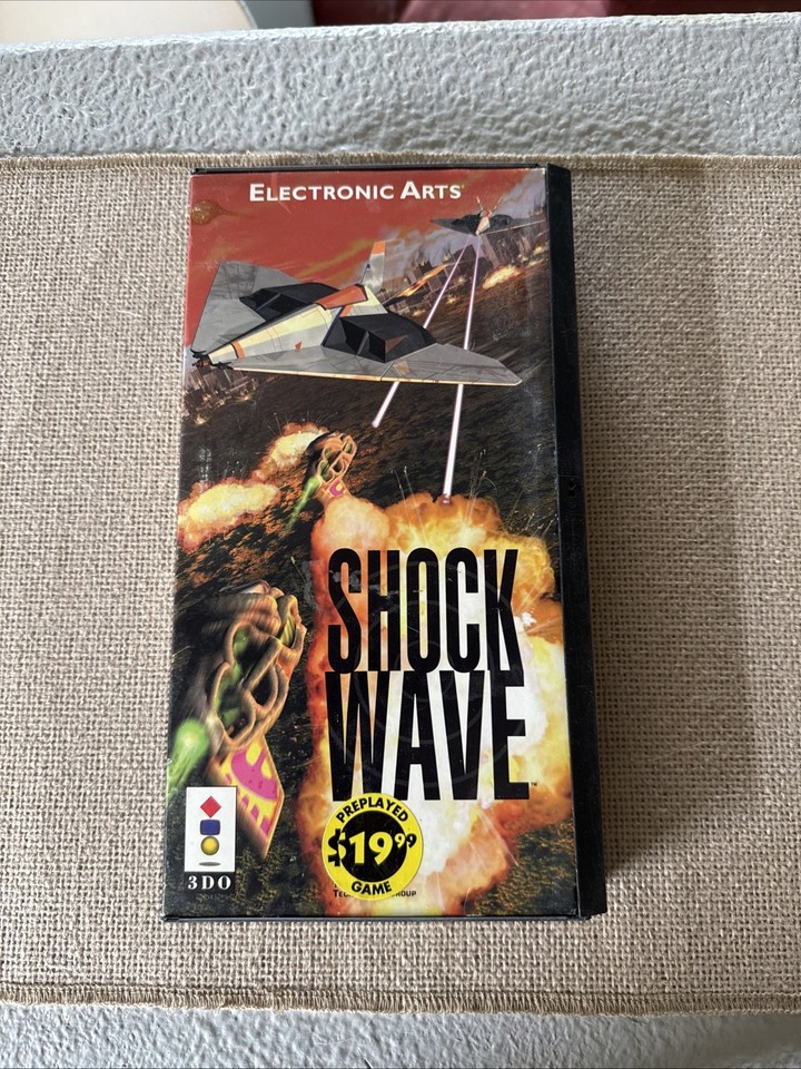 3DO SHOCK WAVE Game Long Box Manual Disc Complete 1994 Electronic Arts CIB 14633072228| eBay