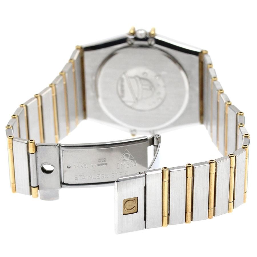 OMEGA CONSTELLATION 22P DIAMOND BEZEL 32mm SS/YG BLACK DIAL Quartz Date ...