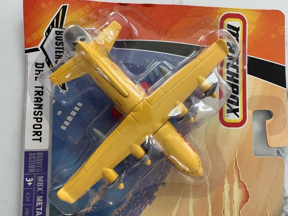 Matchbox Sky Busters - DHL Transport & DHL Delivery Planes MBX Metal (2 ...