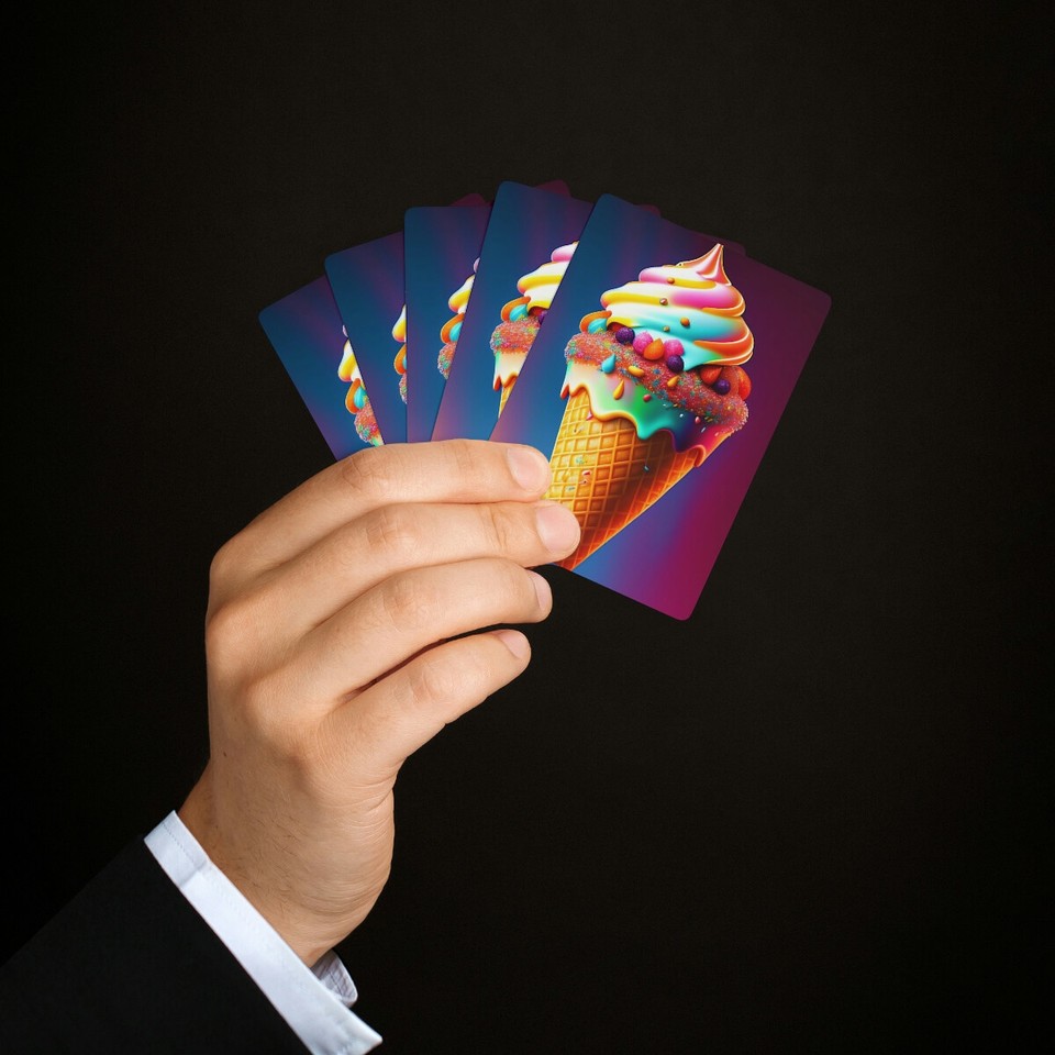 Rainbow Ice Cream Playing Cards Poker Cards | eBay