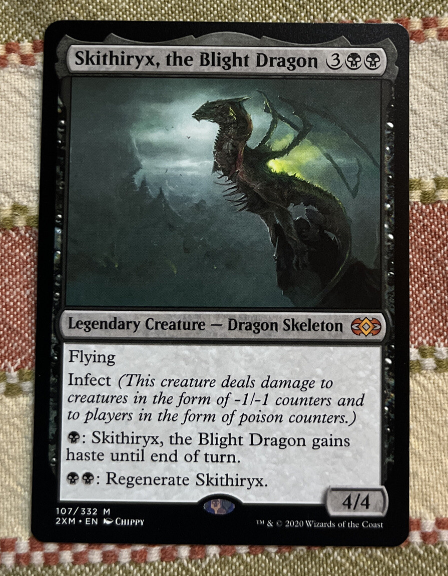 MTG Skithiryx, the Blight Dragon Double Masters 107/332 Regular Mythic ...
