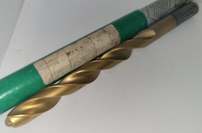 17mm Oil Hole Drill Bit Tin Coated Straight Shank HSS 118° Point ...